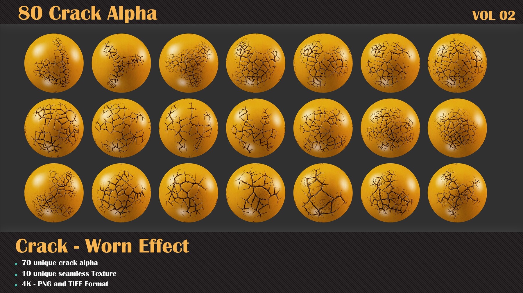 ArtStation - 80 Crack Alpha - VOL 02 | Brushes