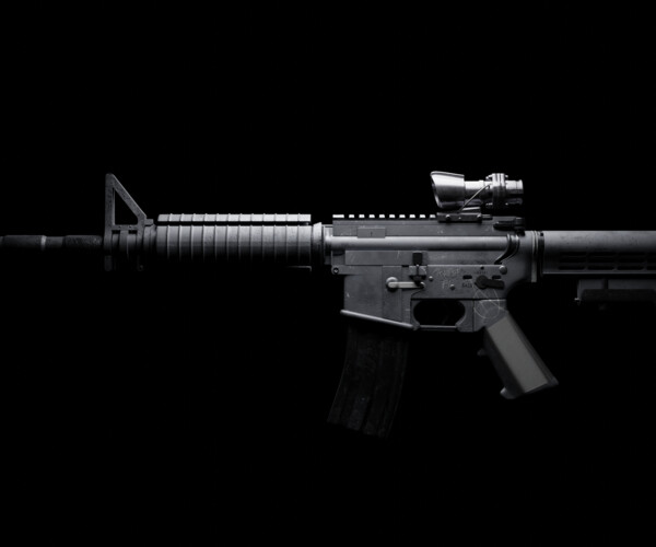 ArtStation - M4 Carbine | Blender Project | OBJ+FBX | Standard License ...