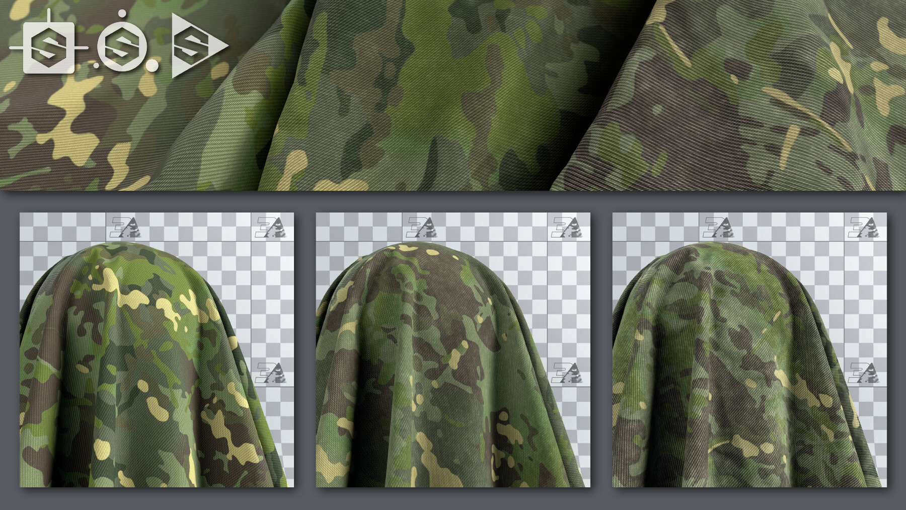ArtStation - CP Multicam Camo Generator | Game Assets