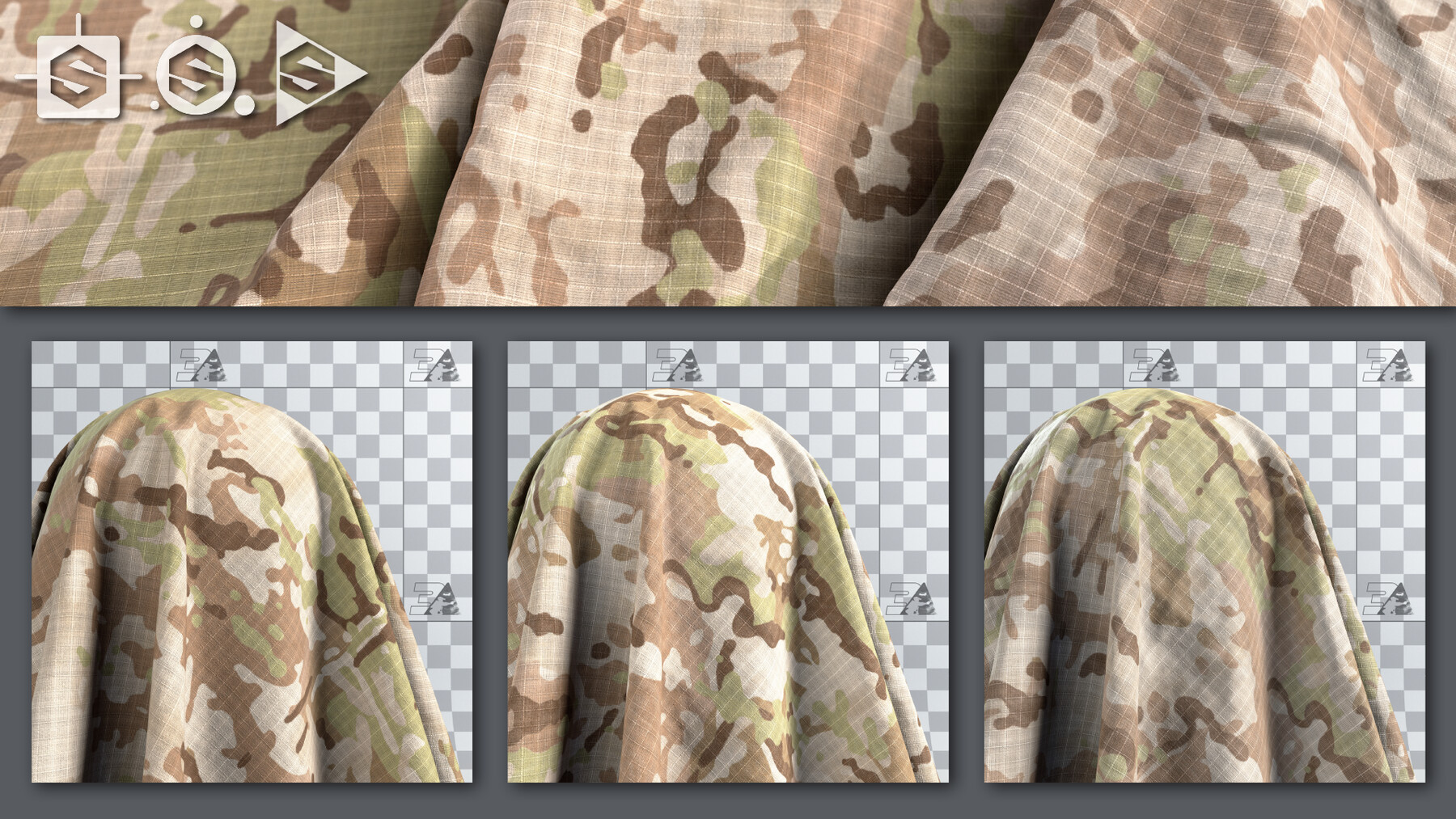 ArtStation - CP Multicam Camo Generator | Game Assets
