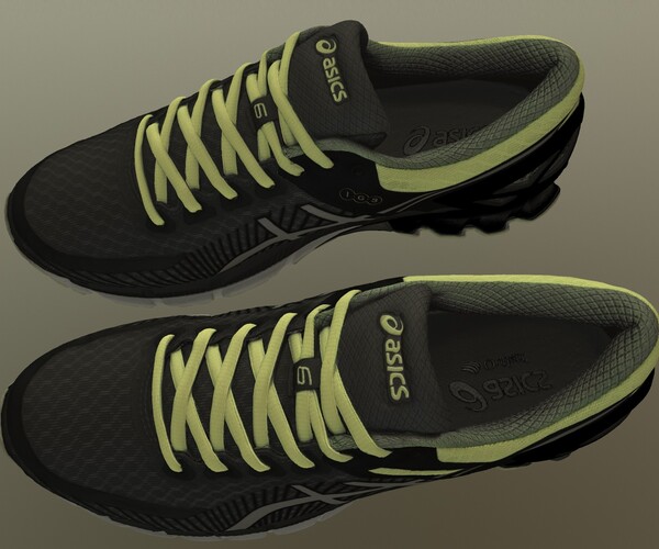 ArtStation - ASICS GEL KINSEI 6 SHOES low-poly PBR | Game Assets