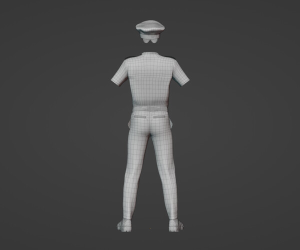 ArtStation - Police Outfit. Daz3D / Clo3D / Blender / Obj / Fbx | Game ...