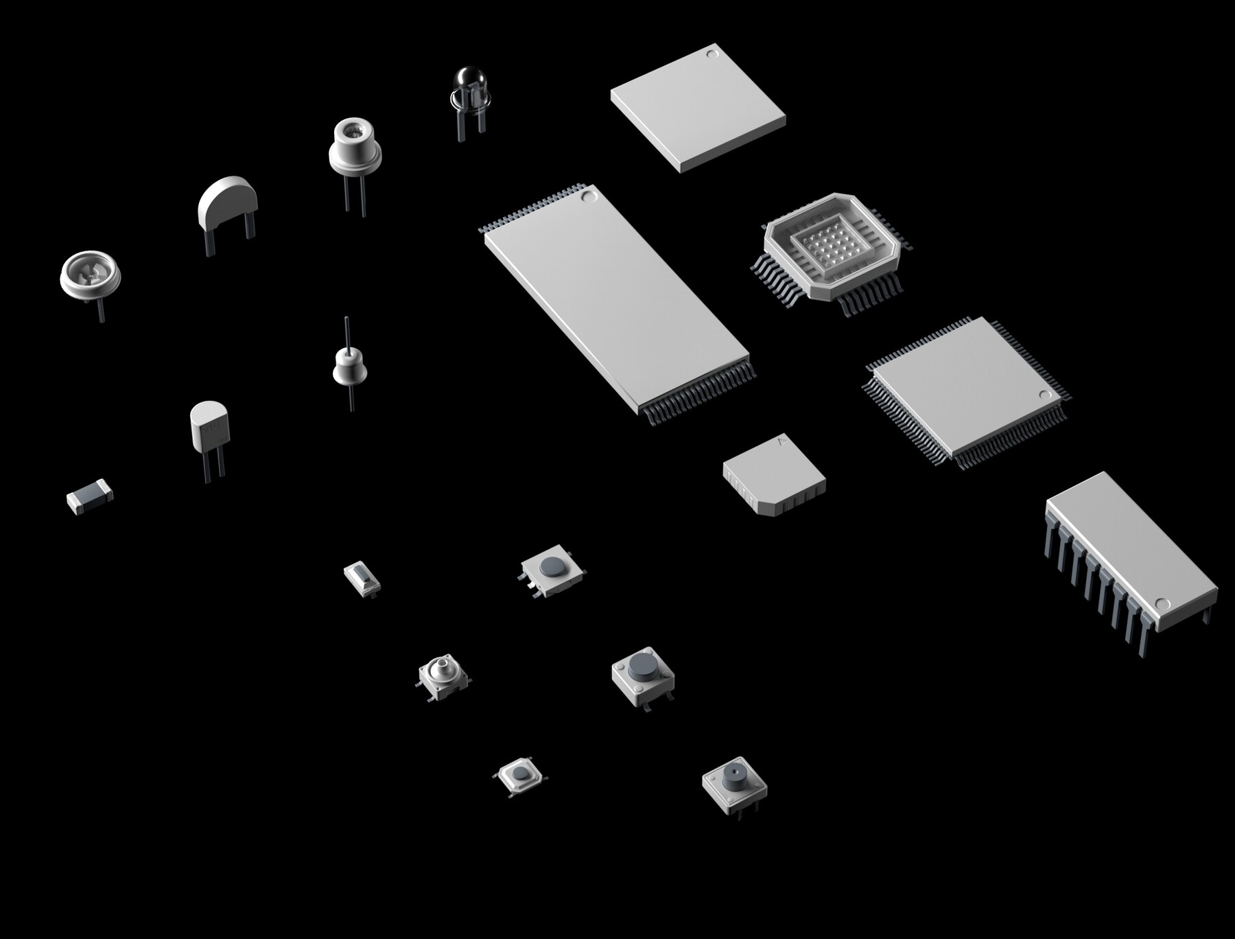 ArtStation - Simple Electronics library | Resources