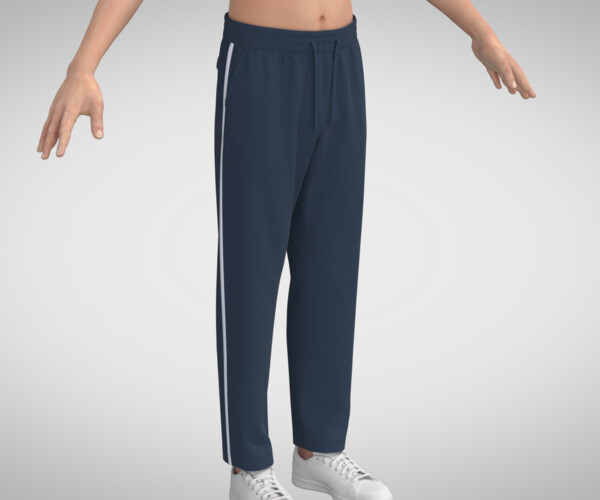 ArtStation - Sweatpants 2, Marvelous Designer, Clo3D +fbx, obj | Resources