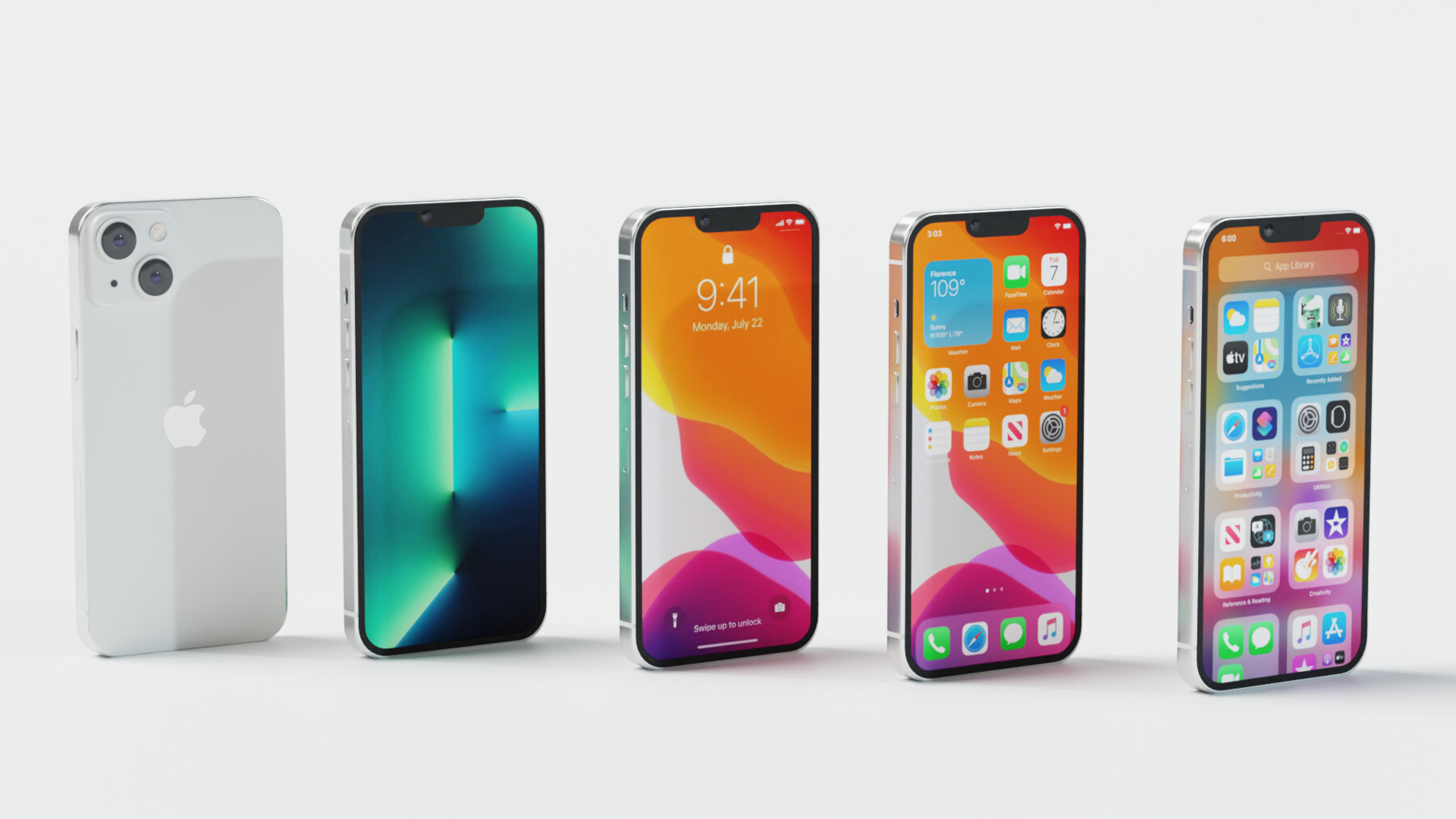 ArtStation - iphone 13 mobile phone All versions high-quality 3D model ...