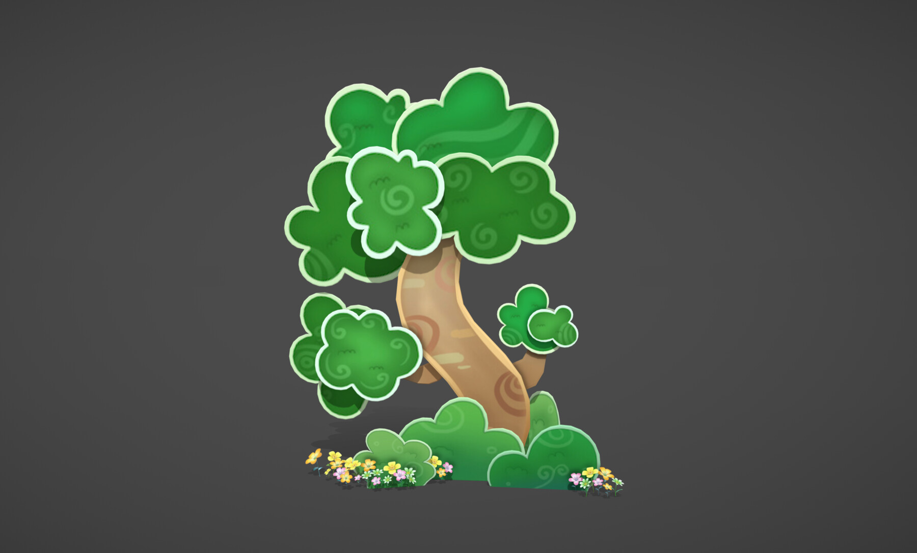 ArtStation - board tree v01 | Game Assets