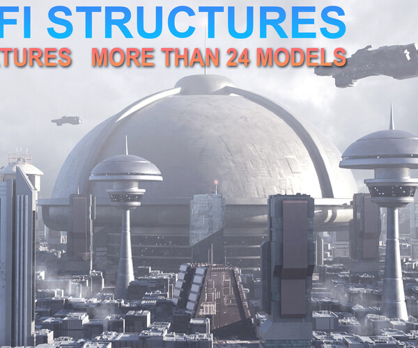 ArtStation - Sci-Fi Structures vol 1 | Game Assets