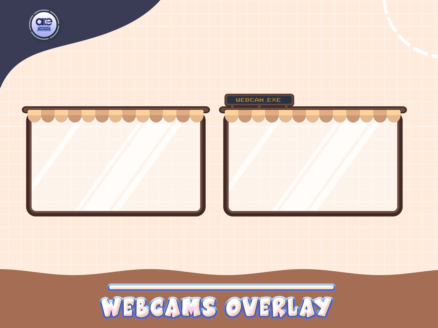 ArtStation - Coffee Animated Stream Package Overlay Café Shop, Clean ...