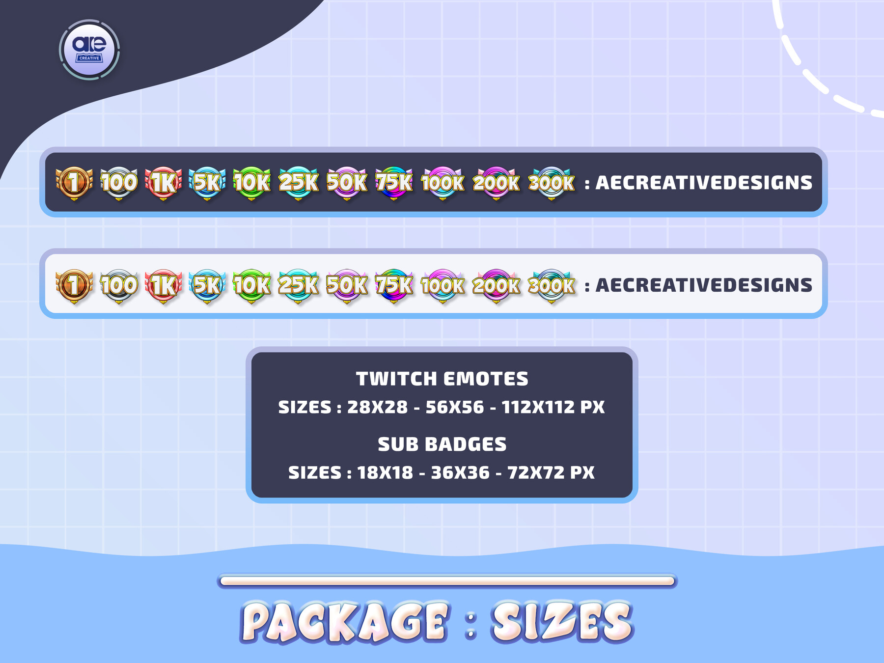 ArtStation - bit sub badges twitch Ranks Collection, 11 bit badges ...