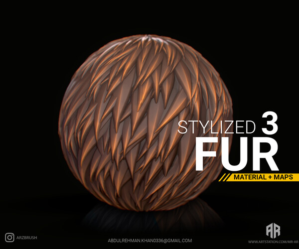 ArtStation - Stylized Fur Material | Resources