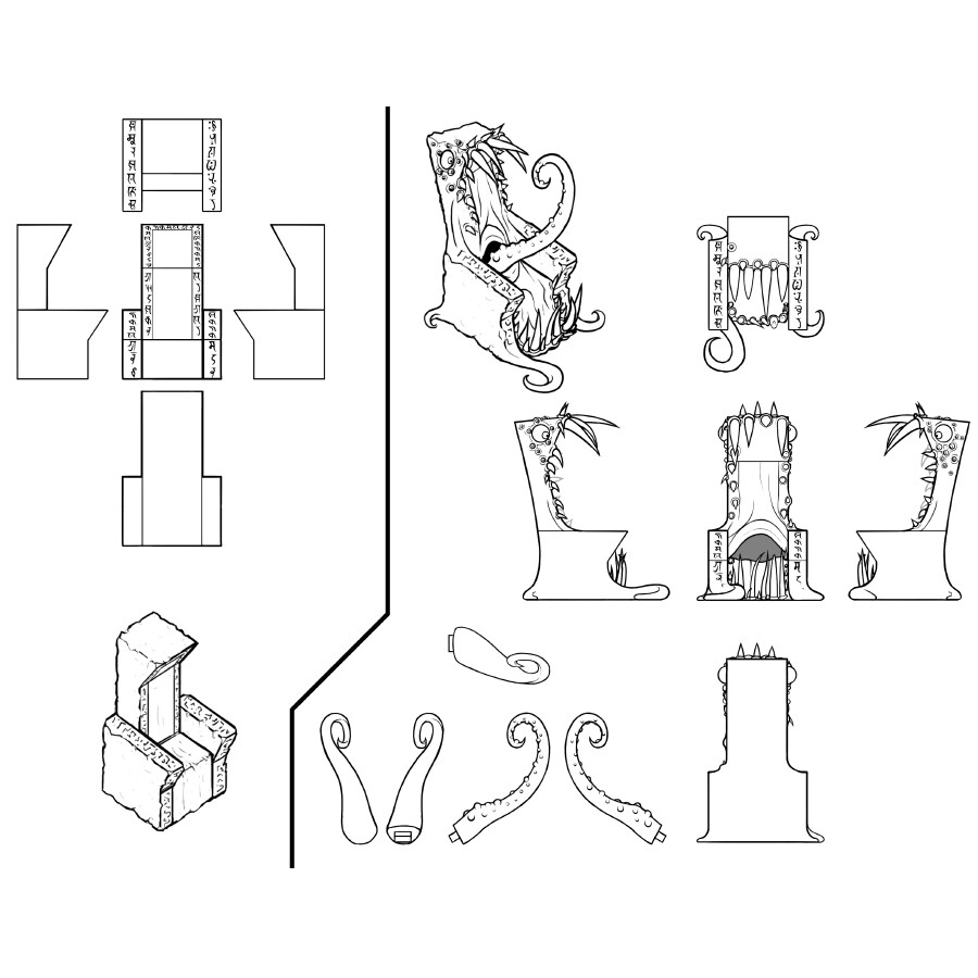 ArtStation - Mimic Throne and Monster Throne / Evil Shapeshifter | Game ...