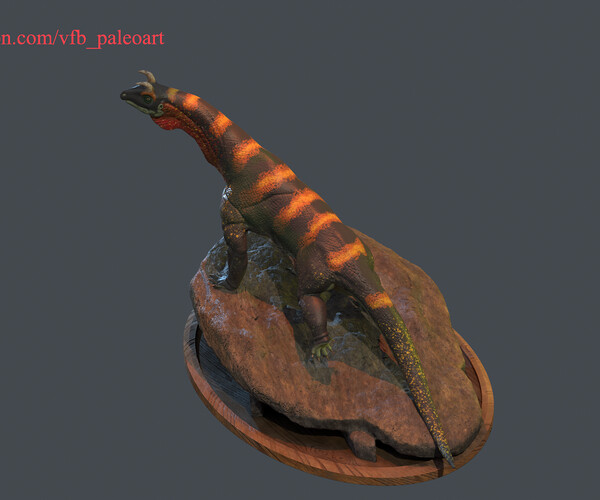 ArtStation - Shringasaurus indicus - Statue for 3D printing | Resources