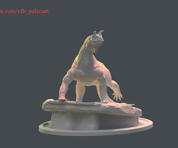 ArtStation - Shringasaurus indicus - Statue for 3D printing | Resources