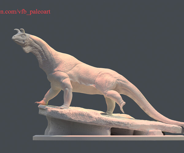 ArtStation - Shringasaurus indicus - Statue for 3D printing | Resources