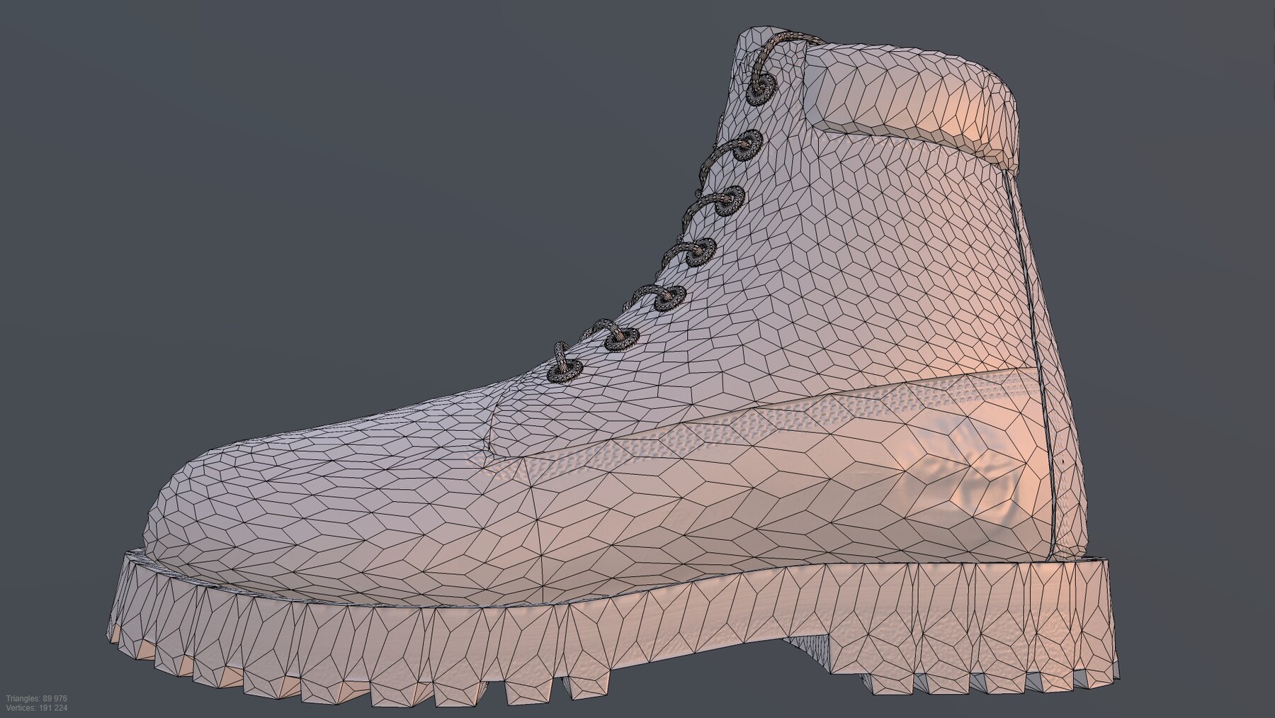 ArtStation - TIMBERLAND SHOES low-poly PBR | Game Assets