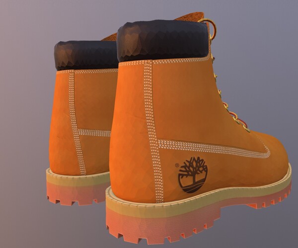 ArtStation - TIMBERLAND SHOES low-poly PBR | Game Assets