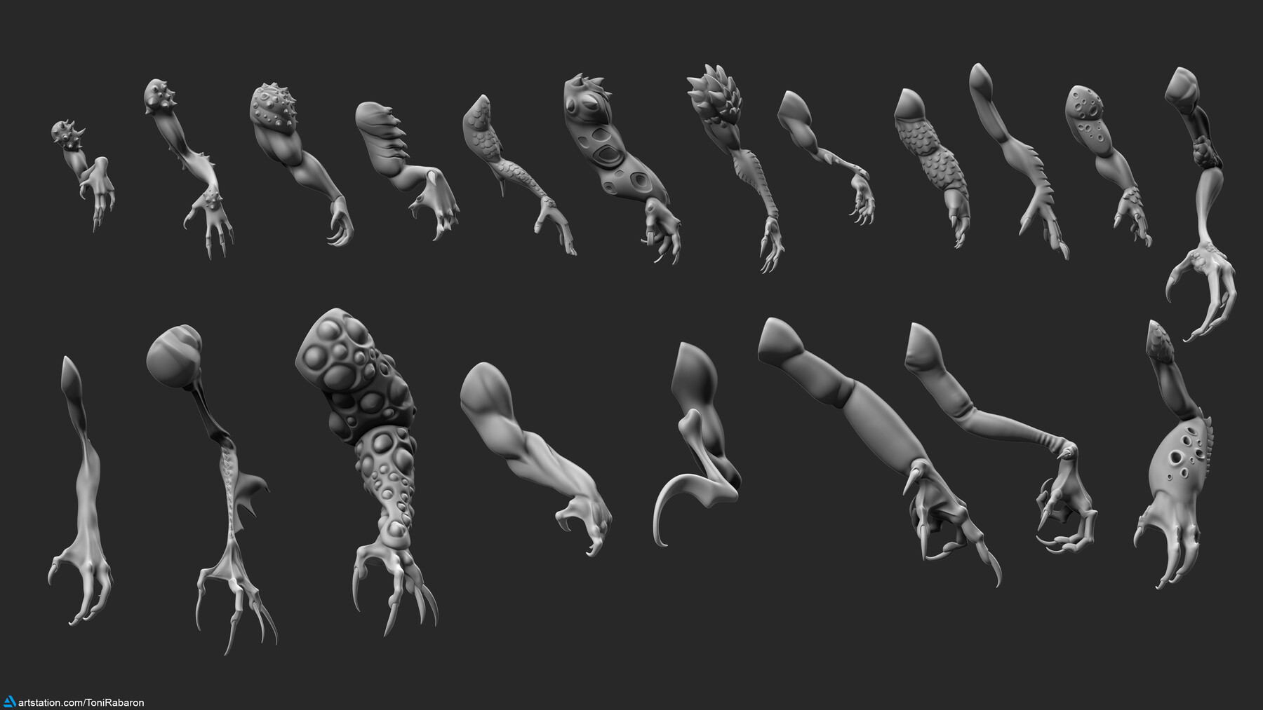 ArtStation - CreatureBash Stylized Hands Vol 1 | Resources