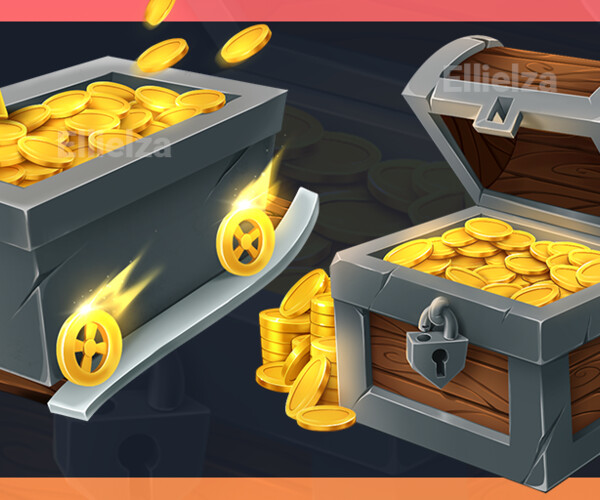 ArtStation - 4 Currency Icons | Game Assets