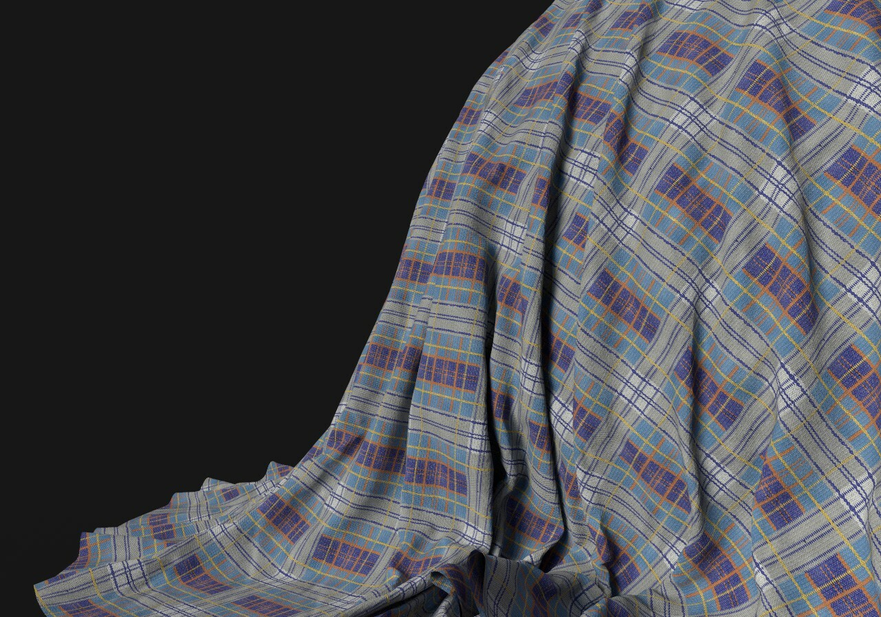 ArtStation - Cotton Fabric Pattern Squared | Resources