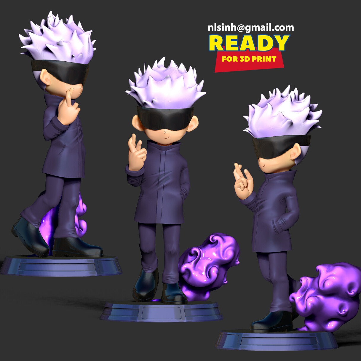 ArtStation - Satoru Gojo chibi | Resources