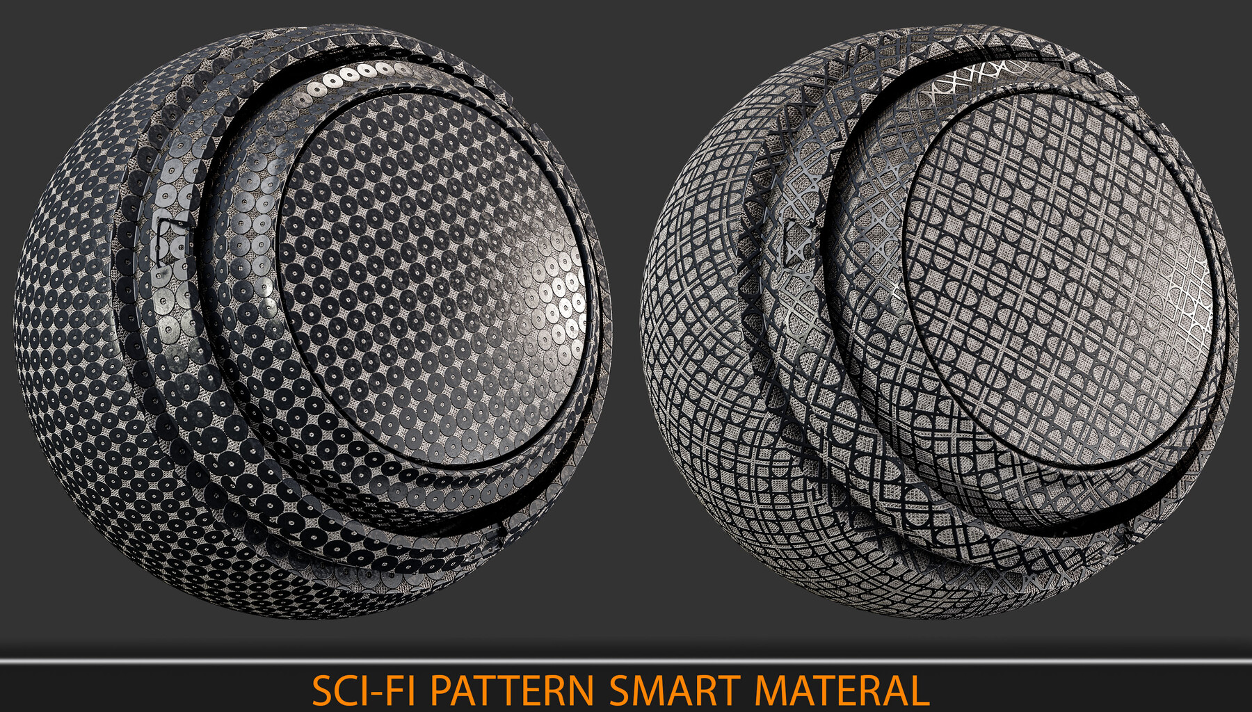 ArtStation - 50 High-Details Sci-Fi Pattern Smart Material / Adobe ...
