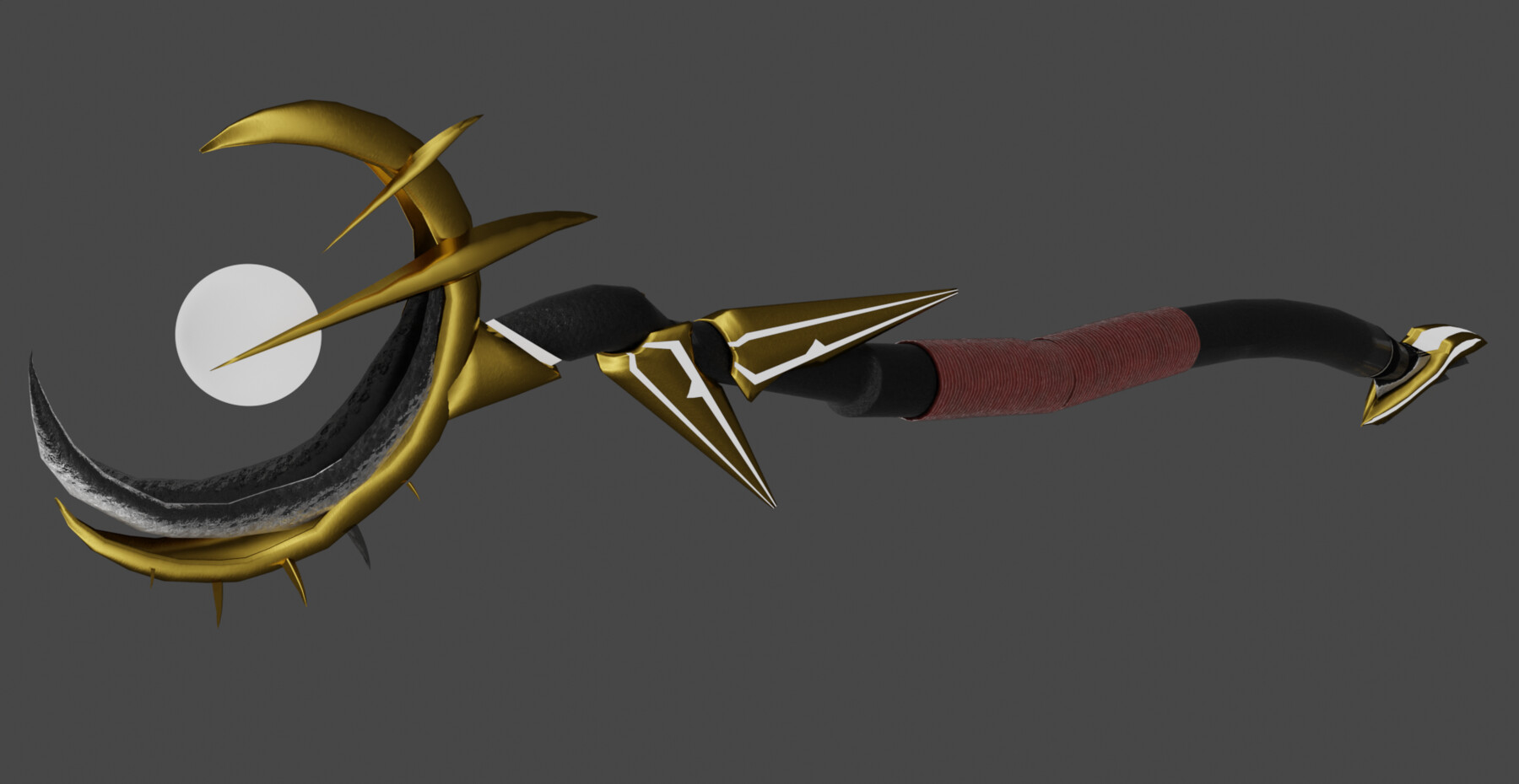 ArtStation - low-poly model of a magic-staff game ready | Game Assets