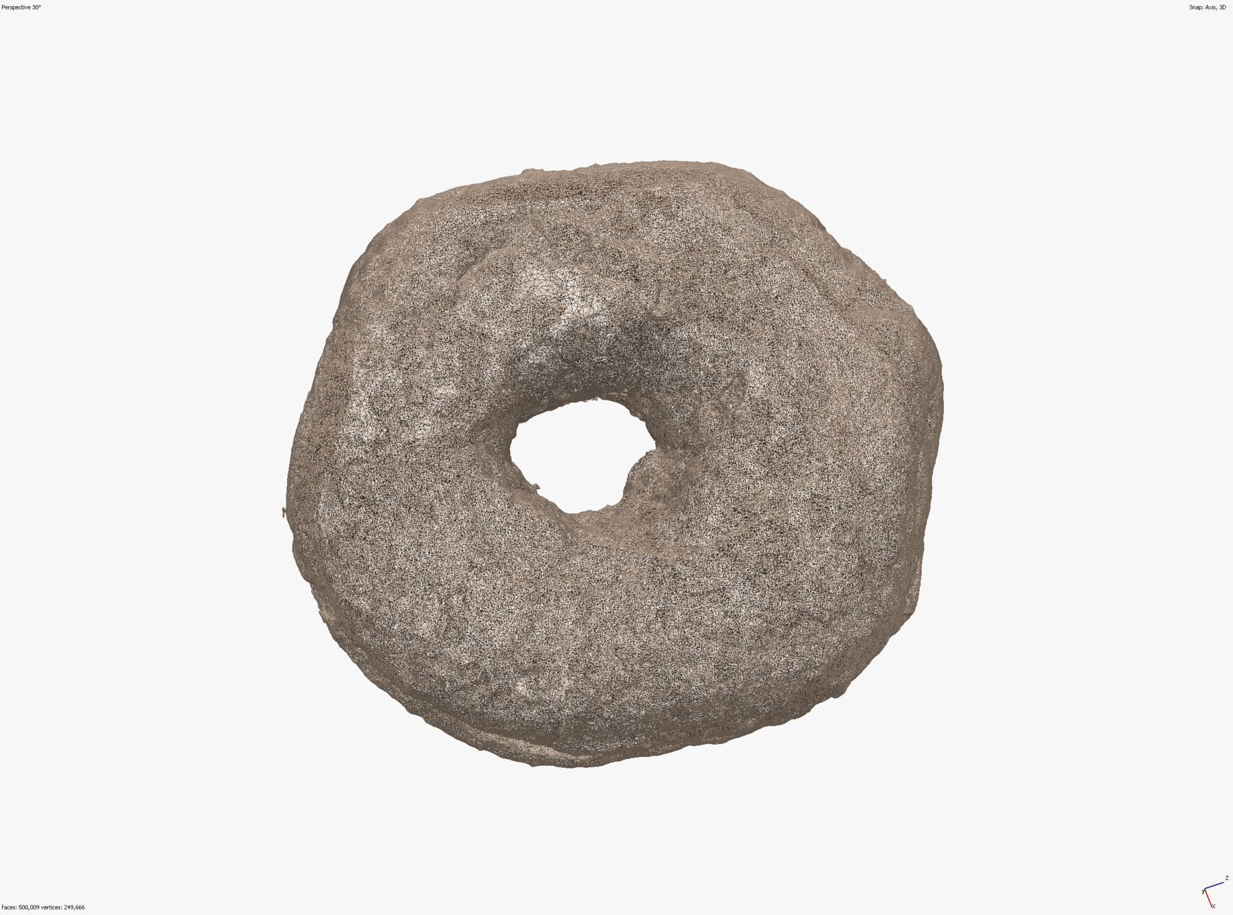 ArtStation - DONUT #2 3D MODEL - LOW POLY \ HIGH POLY - CROSS-POLARIZED ...
