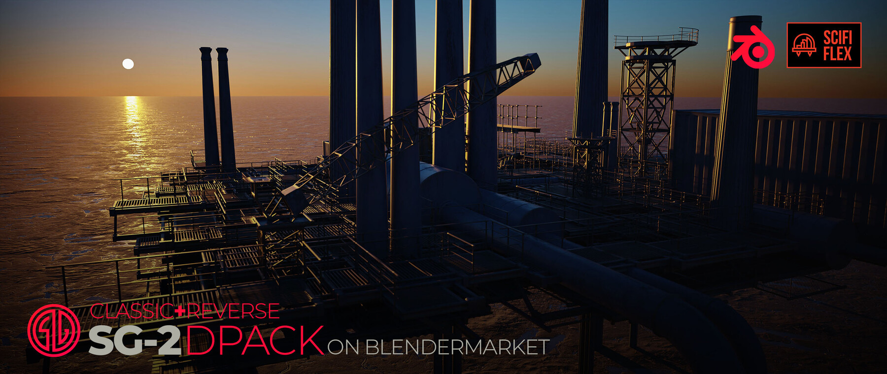 ArtStation - SG-2 DPACK for SCiFI FLEX & SIMPLE SCIFI | Resources