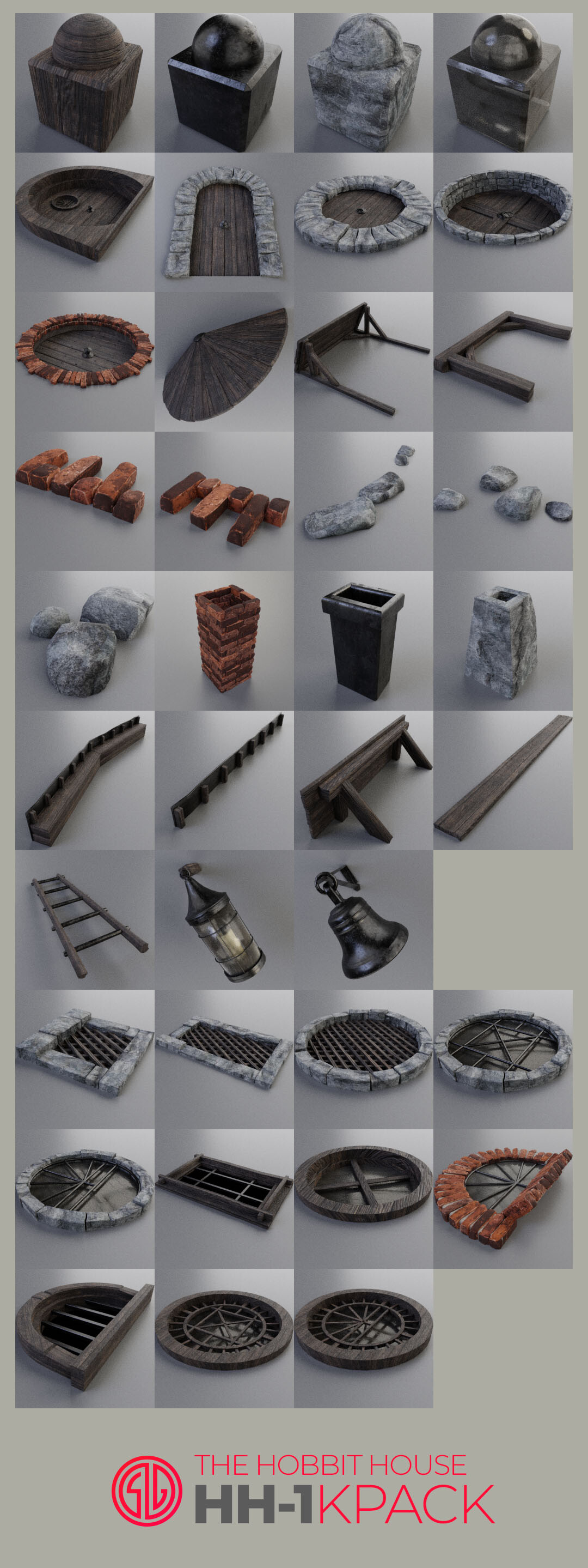 ArtStation - The HOBBIT HOUSE KPACK for KitOps | Resources