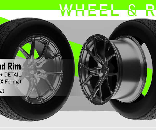 ArtStation - Wheels and Rim | Resources