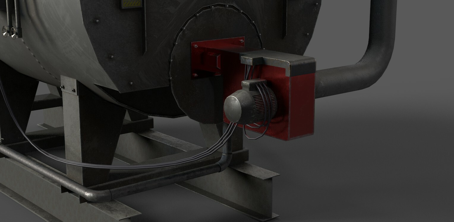 ArtStation - steam boiler | Game Assets