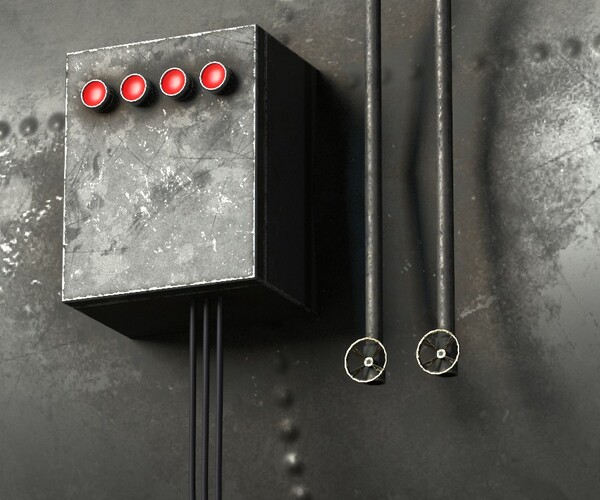 ArtStation - steam boiler | Game Assets