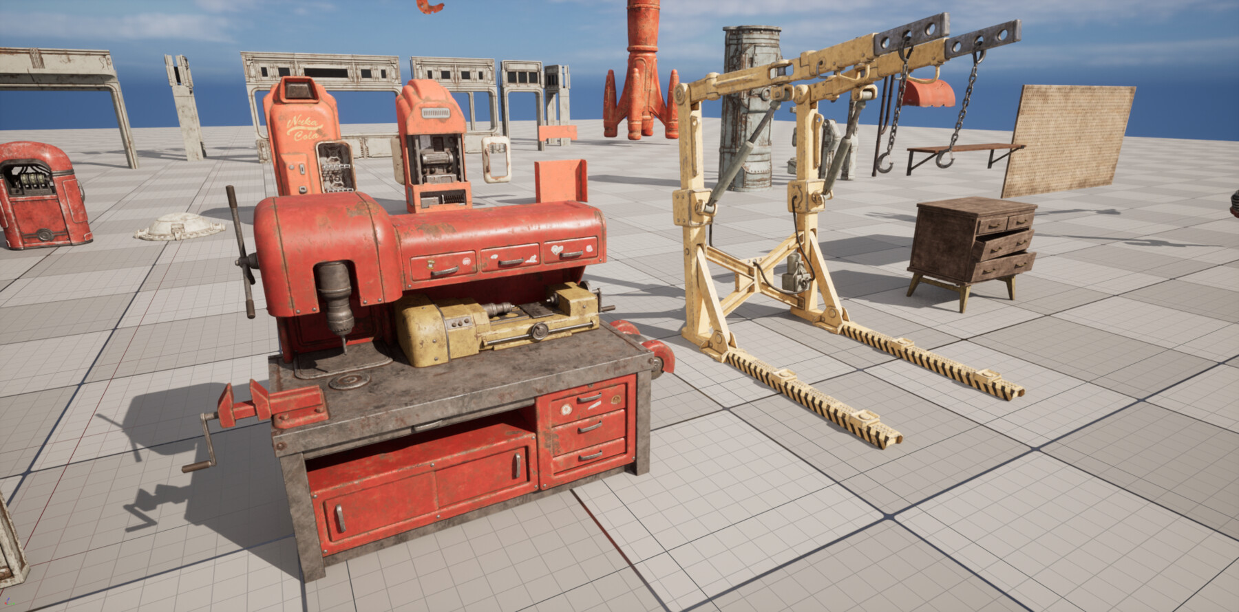 ArtStation - Fallout 4 Fanart - Workbench | Game Assets