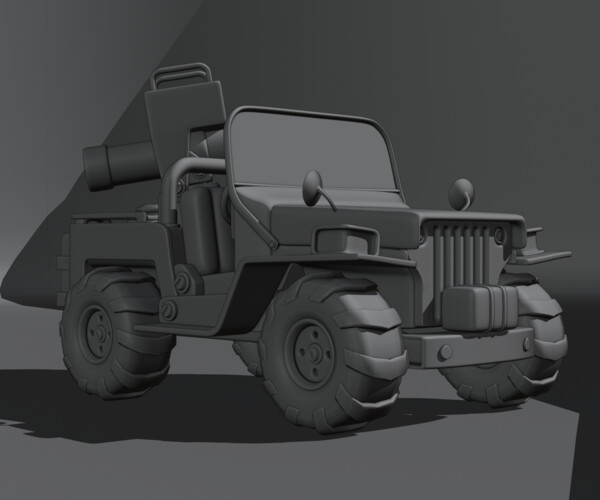 ArtStation - Jeep | Game Assets