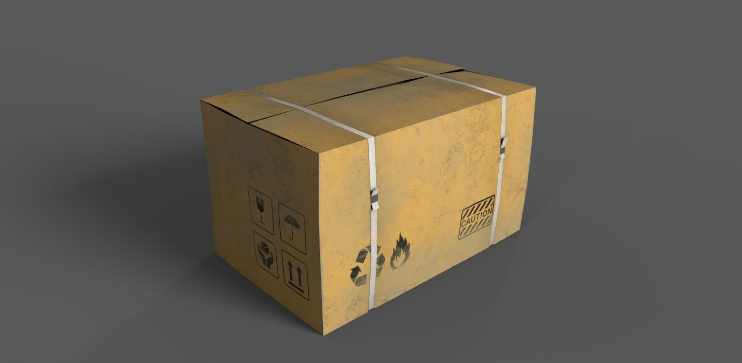 ArtStation - low poly box | Game Assets