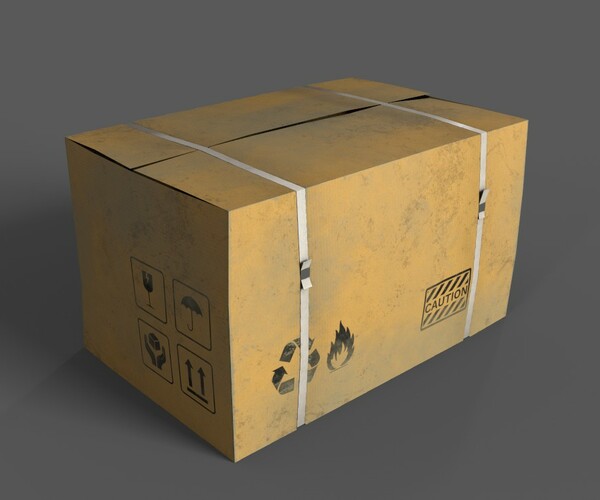 ArtStation - low poly box | Game Assets