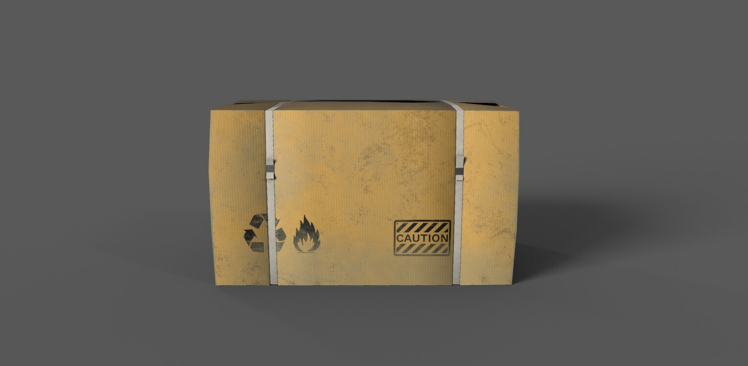 ArtStation - low poly box | Game Assets