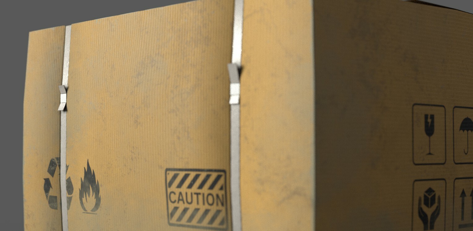 ArtStation - low poly box | Game Assets