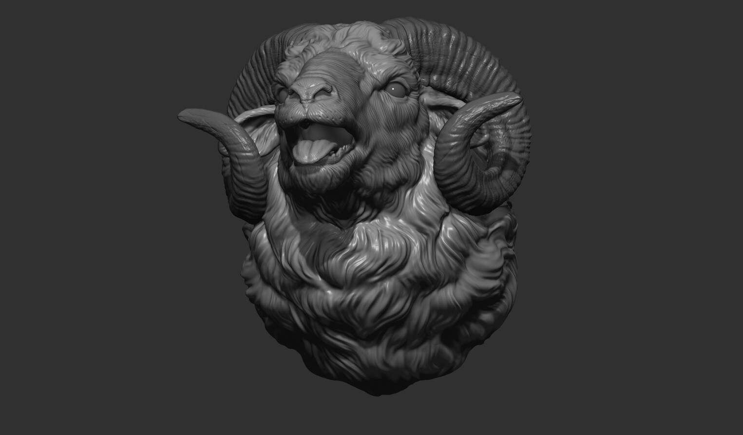 ArtStation - Bleating ram head | Resources