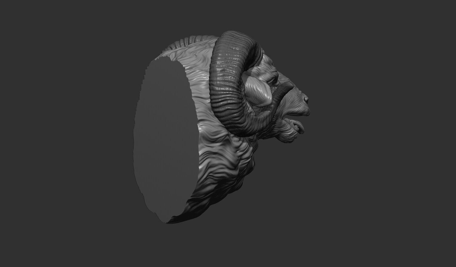 ArtStation - Bleating ram head | Resources