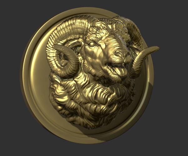 ArtStation - Bleating ram head | Resources