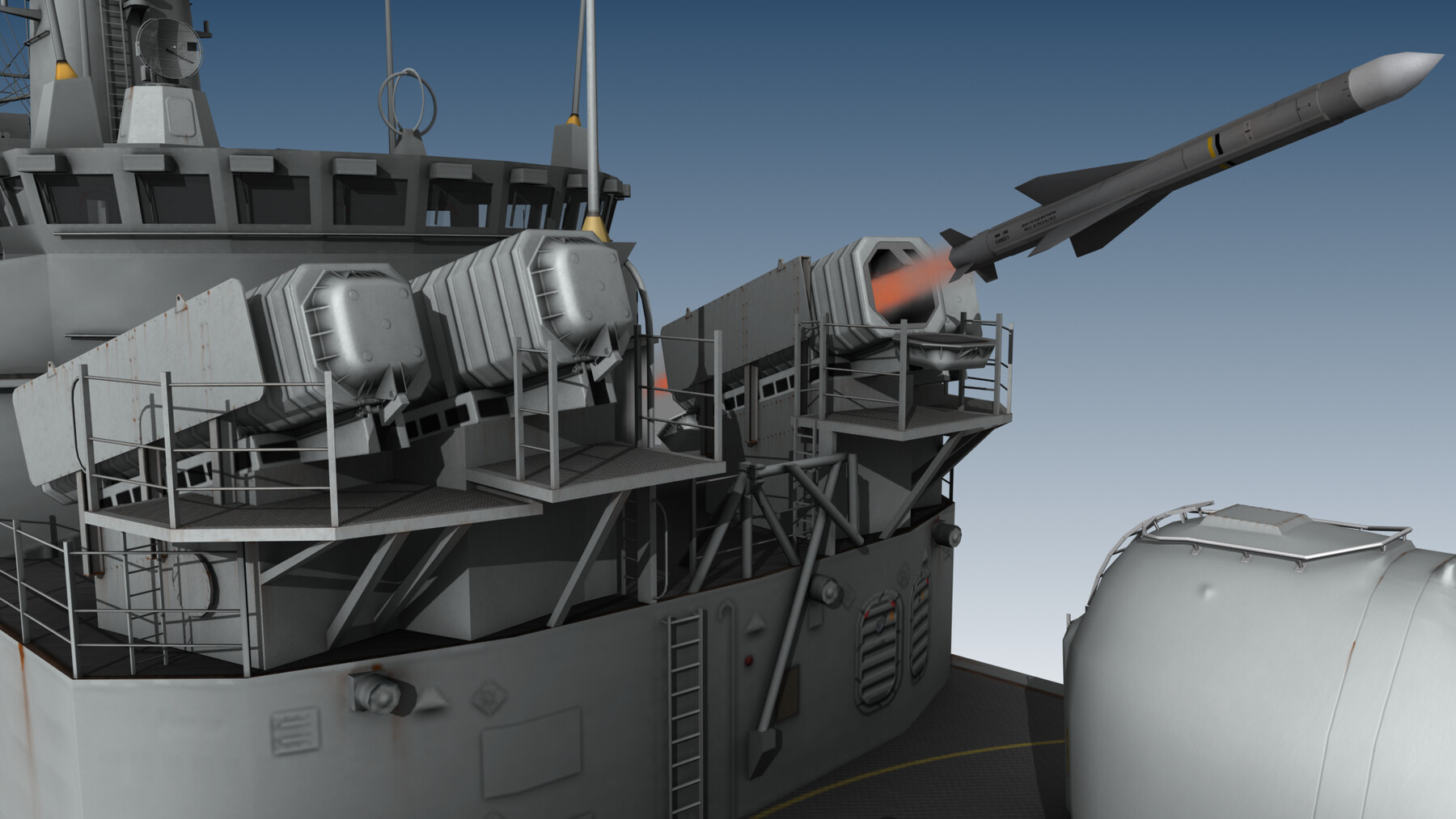 ArtStation - Amazon-Class Type 21 Frigate | Game Assets