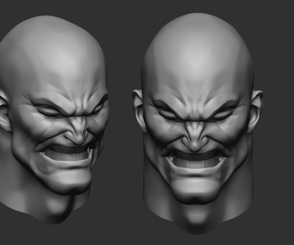 ArtStation - Comic Head Gesture Pack1 | Resources