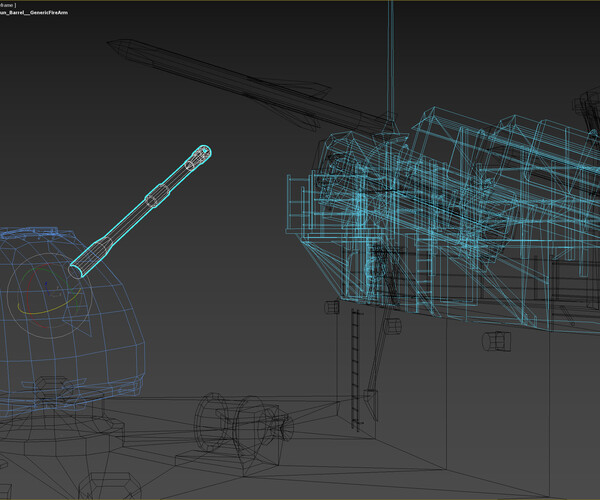 ArtStation - Amazon-Class Type 21 Frigate | Game Assets