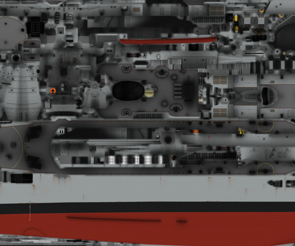 ArtStation - Amazon-Class Type 21 Frigate | Game Assets