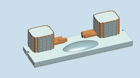 ArtStation - City hotel simple office building - 56 | Resources