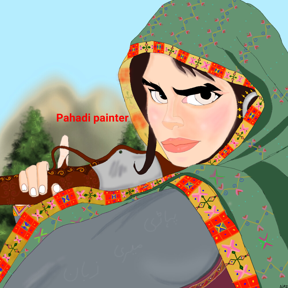 ArtStation - Portrait of pahari women | Artworks