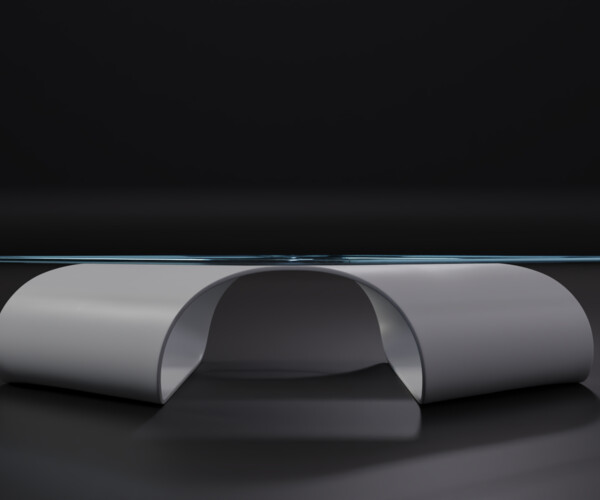 ArtStation - Mobius Coffee Table By Kristalia | Resources
