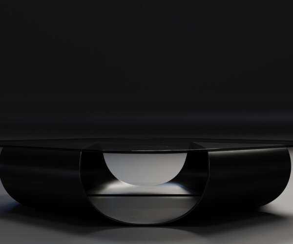 ArtStation - Mobius Coffee Table By Kristalia | Resources