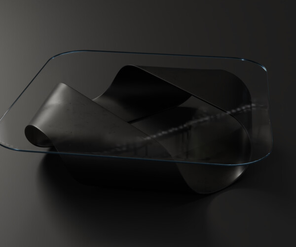 ArtStation - Mobius Coffee Table By Kristalia | Resources
